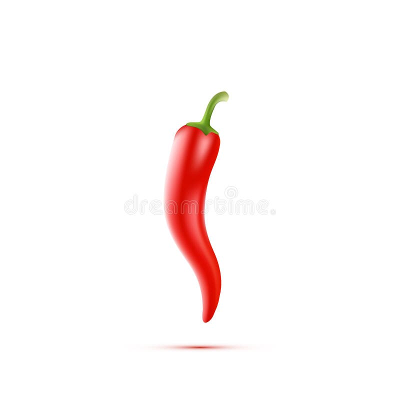Chilli Rough Stylized Print. Vector Logo. Stock Vector - Illustration ...