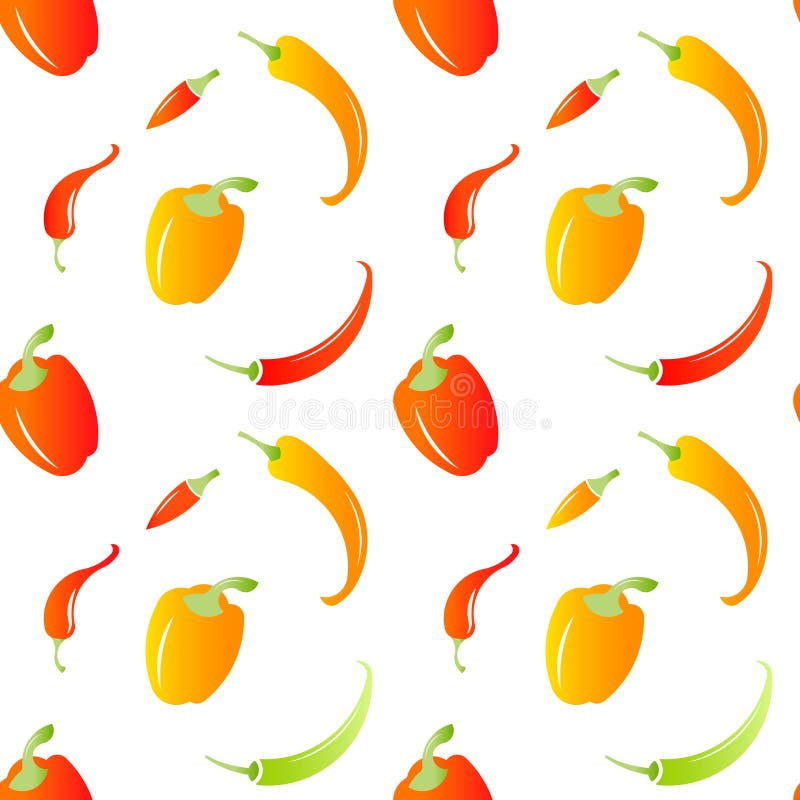 Chili Hot Peppers. Circle Label for Design Stock Vector - Illustration ...