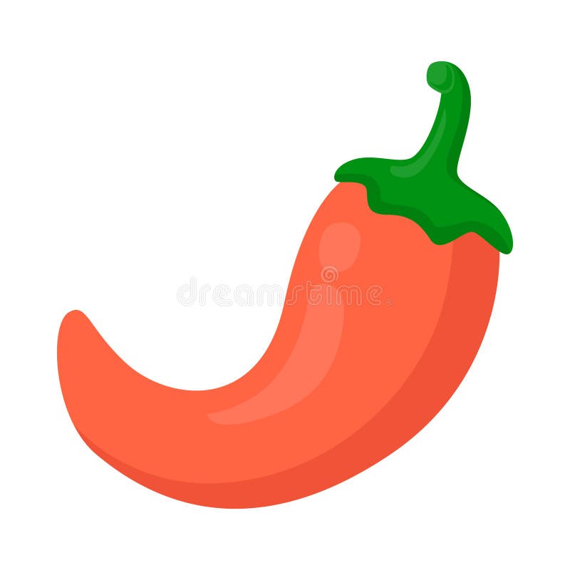 Chili Ppper-Zeichen Emoji Icon-Abbildung. Scharfe, Scharfe Vektor ... Chili Ppper-Zeichen Emoji Icon-Abbildung. Scharfe, Scharfe Vektor ...