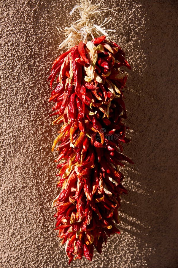 Heart Shaped Chili Ristra stock photo. Image of mexico - 1047812