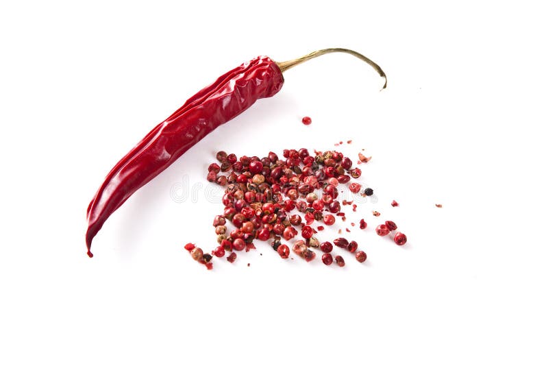 Chili an Rose stock photo. Image of peppers, flavouring - 10775058