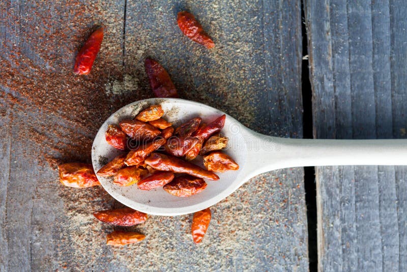 Chili on spoon stock image. Image of pattern, mexican - 42916297
