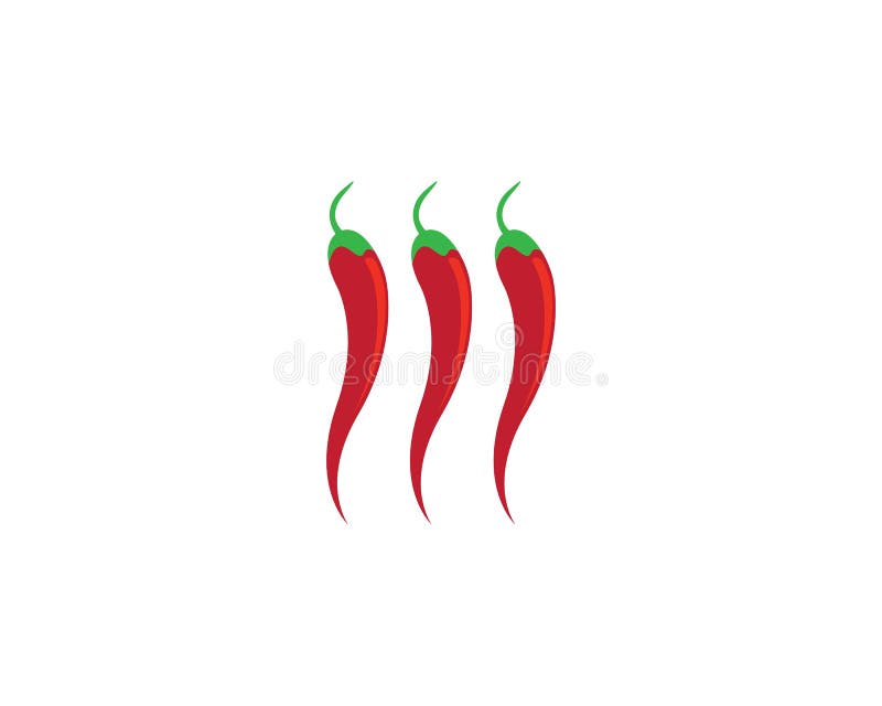 Chili symbol vector icon stock vector. Illustration of cayenne - 167305728