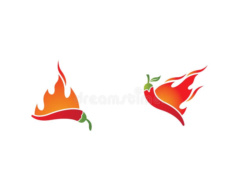 Chili symbol vector icon stock vector. Illustration of menu - 170976350
