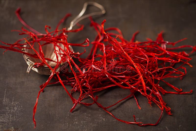 Chili Threads Strings Threads Stock Photo - Image of culinary, spice ...