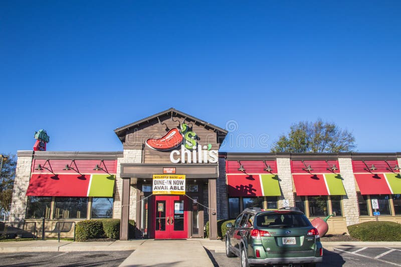 Chilis Restaurant Front Entry Foto de archivo editorial - Imagen de ...
