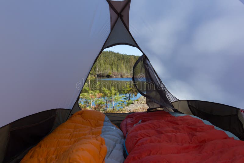 Chill camping norway stock image. Image of view, healthy - 92468899