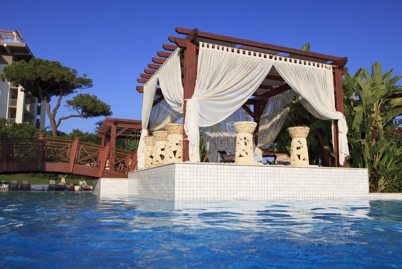 Chill out in the pool. stock photo. Image of swimming - 15940354