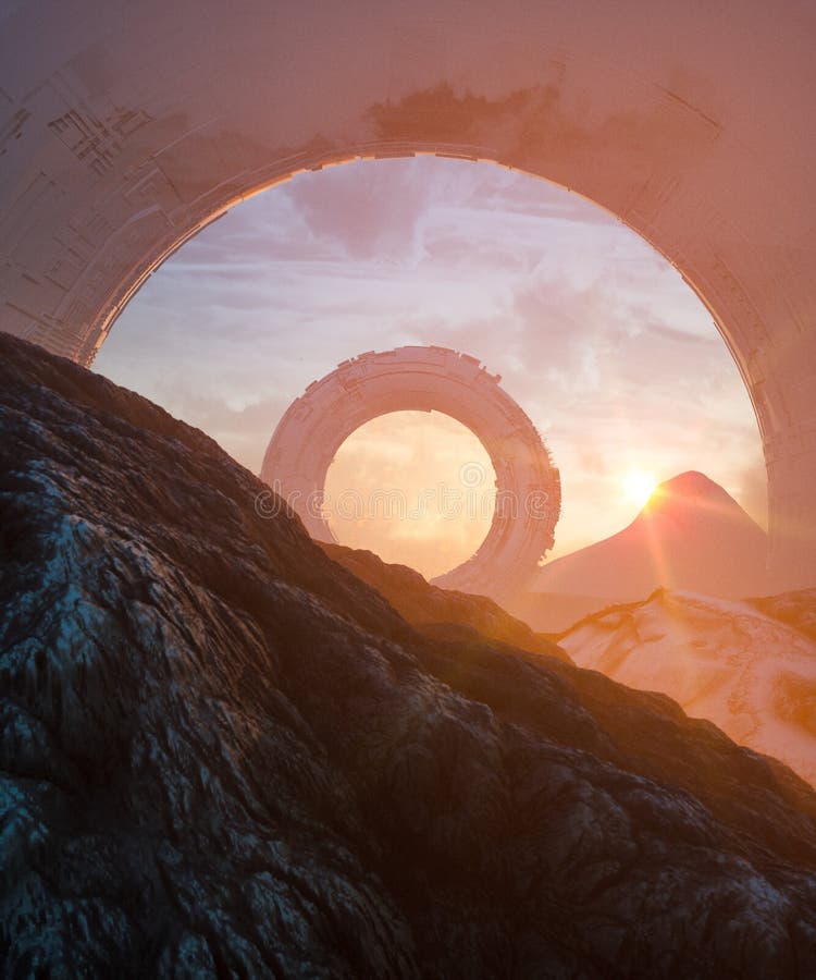 Chill Sunset stock illustration. Illustration of scene - 123071545