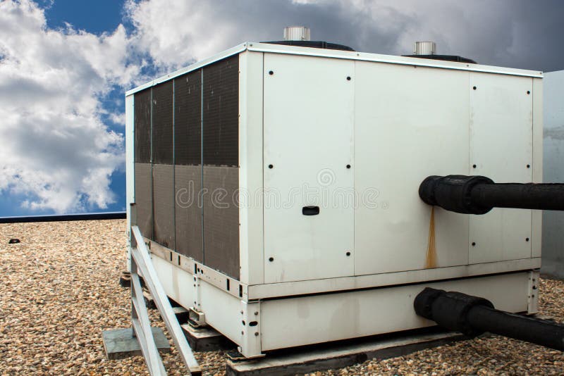 Chiller stock photo. Image of cold, refrigeration, roof - 45716178