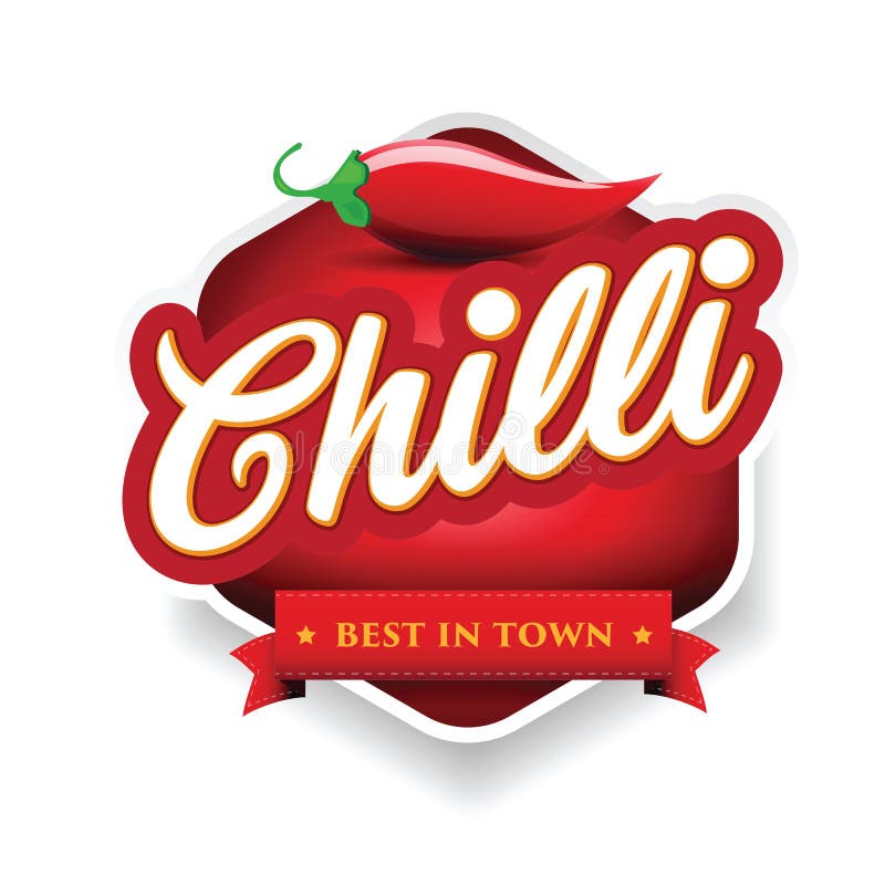 Chilli Best in Town Vintage Sign Stock Vector - Illustration of logo ...