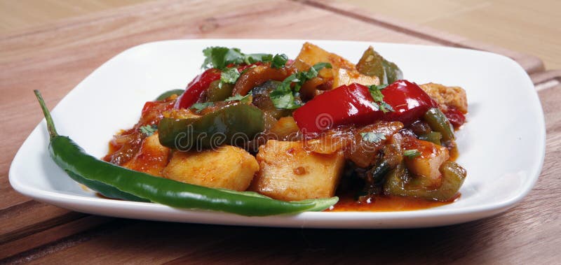 Chilli cheese in plate stock photo. Image of pepper, vegetables - 8480770