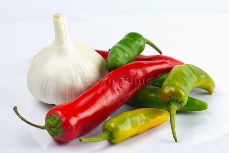 Chilli and Garlic stock image. Image of food, gourmet - 24358151