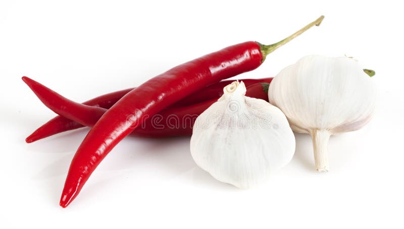 Chilli and garlic stock photo. Image of macro, object - 27484632
