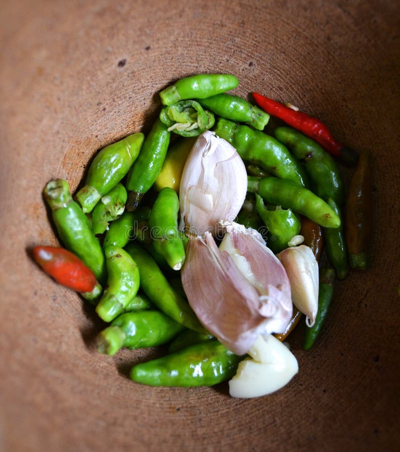 Chilli and Garlic stock image. Image of freshness, fruit - 45720927