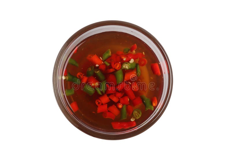Chilli and Garlic in Fish Sauce. (Nam Pla Prik), Thai Fish Sauce Stock ...