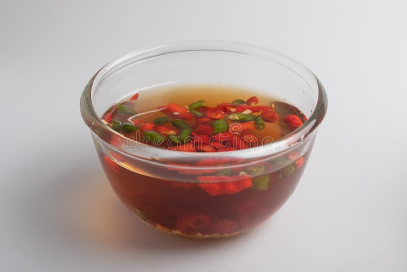 Chilli and Garlic in Fish Sauce. (Nam Pla Prik), Thai Fish Sauce Stock ...