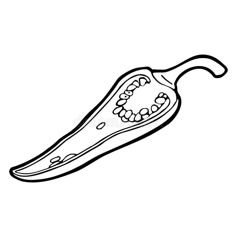 Black Chilli Label Design Stock Illustrations – 542 Black Chilli Label ...