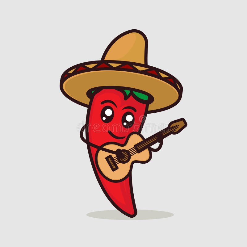 Dancing Chili Pepper Stock Illustrations – 118 Dancing Chili Pepper ...