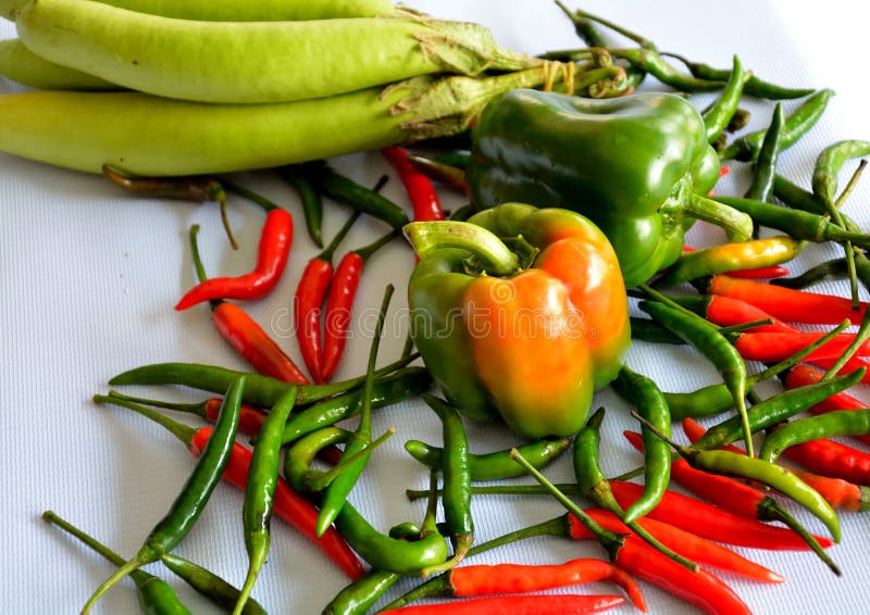 Chilli papper thai stock image. Image of green, used - 38236991