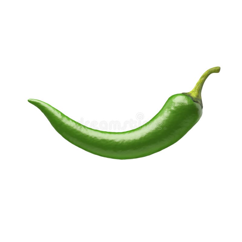 Single Green Chilli Stock Illustrations – 412 Single Green Chilli Stock ...
