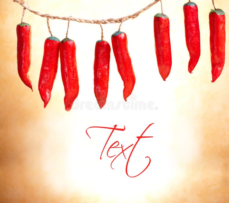 Chilli pepper decoration stock photo. Image of food, cayenne - 22820086