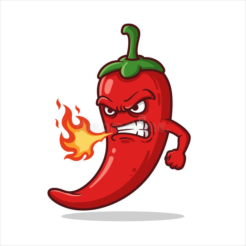 Chilli Pepper Mascot Illustration Premium Vector Stock Illustrations ...