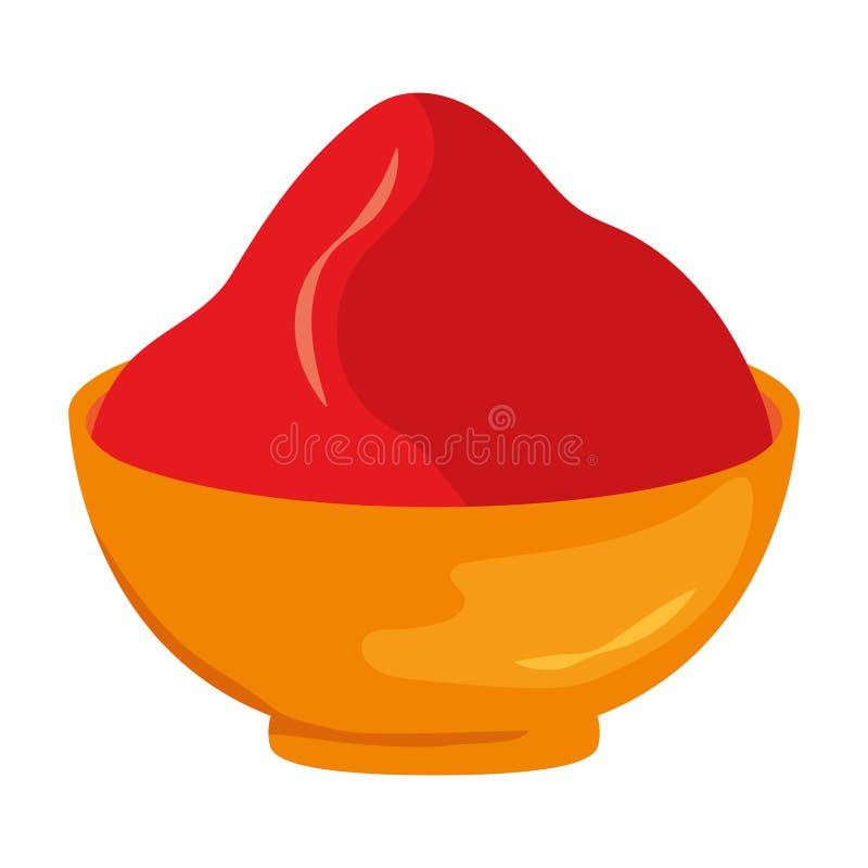Chilli pepper powder stock vector. Illustration of vector - 300276401
