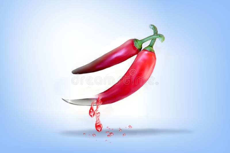 Knife Peppers Stock Illustrations – 266 Knife Peppers Stock ...
