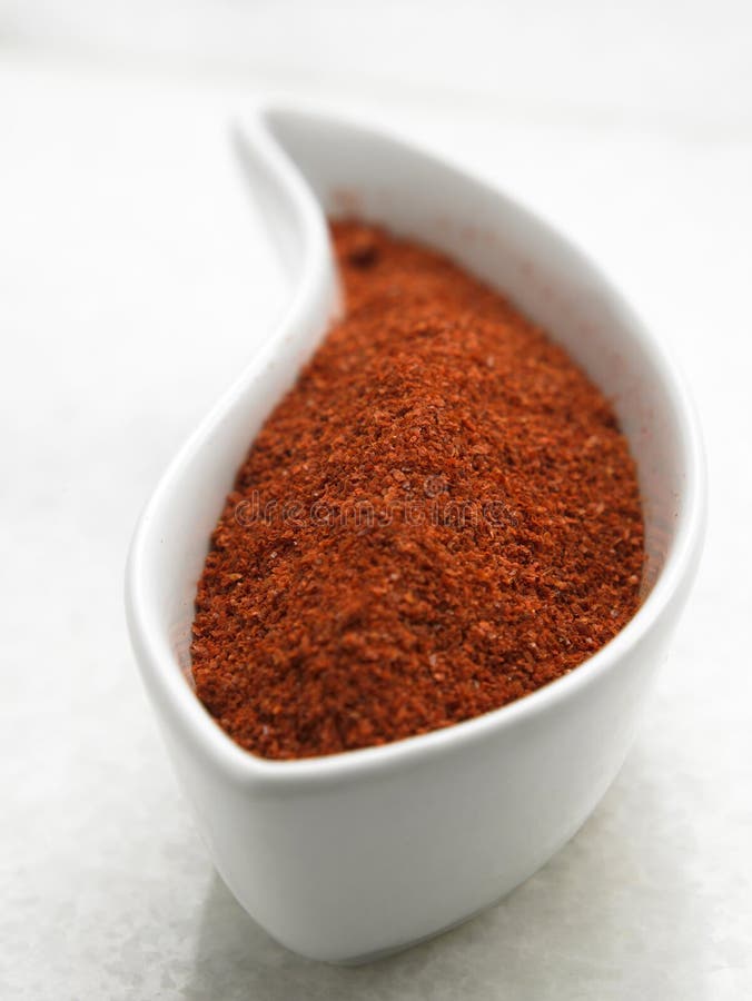Chilli powder stock image. Image of spoon, full, flavoring - 32778405