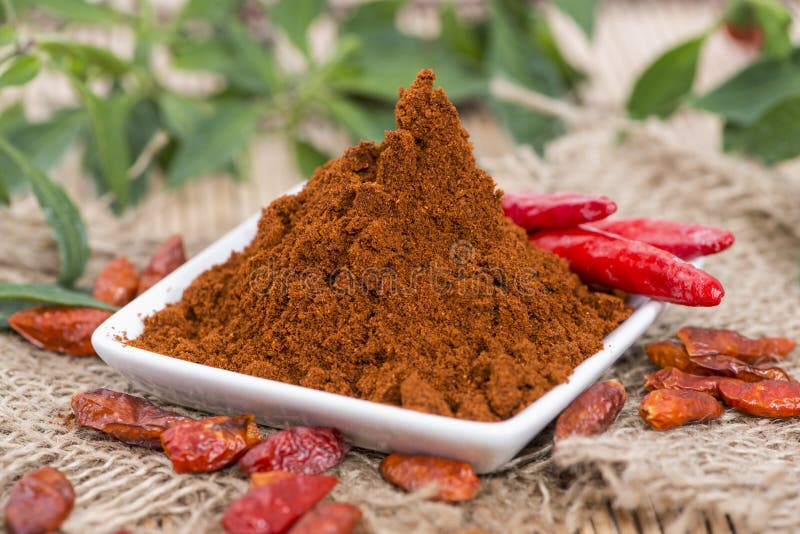 Kibbled Chilli Fruits stock photo. Image of mexican, powder - 35022946