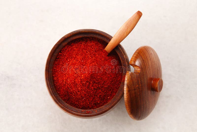 Chilli powder stock image. Image of spoon, full, flavoring - 32778405