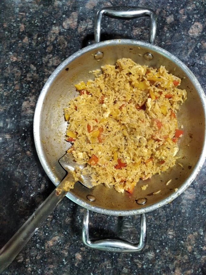 Chilli Rice is Very Good and Also Tasty. Stock Photo - Image of give ...