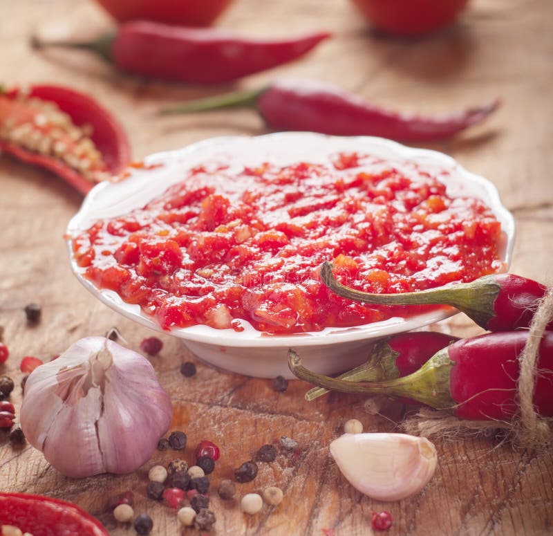 Chilli sauce stock image. Image of fresh, chili, sauce - 27554029