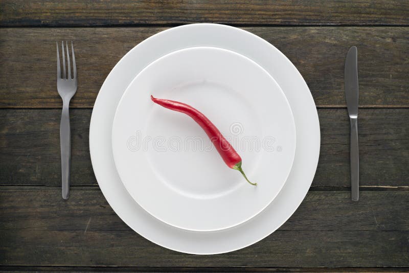 Chilli stock photo. Image of fork, bold, pepper, chilli - 49833662