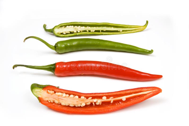 Chillies stock photo. Image of isolated, chilly, pieces - 6896732