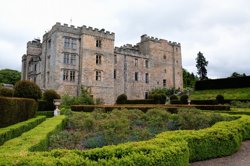 Chillingham Castle Great Hall Stock Photo - Image of great, candles ...