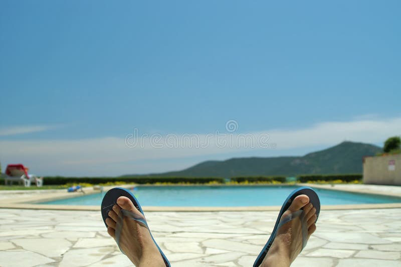 Chillin by the pool stock photo. Image of swimming, chillout - 2646078