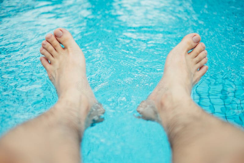 Chilling feet stock photo. Image of body, time, huahin - 41431070