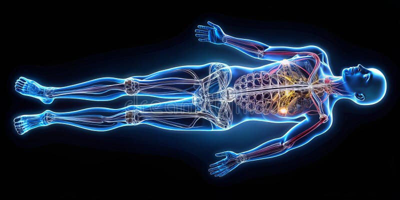 Macabre Anatomical Study: a Deceased Figure Reveals Internal Structures ...