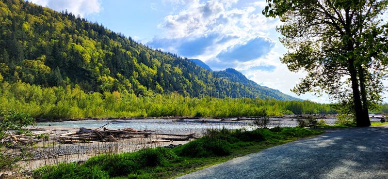 Chilliwack Bc, Canada Vedder River Stock Image - Image of wilderness ...