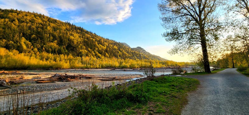 Chilliwack Bc, Canada Vedder River Stock Photo - Image of river, water ...