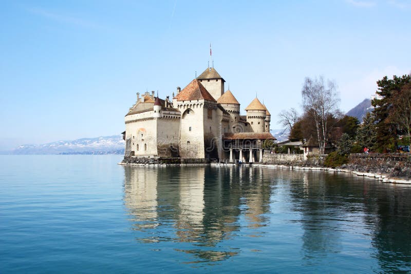 Chillon castle editorial stock image. Image of europe - 11368084