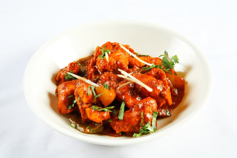 Chilly chicken stock image. Image of fresh, crispy, chilly - 21676783