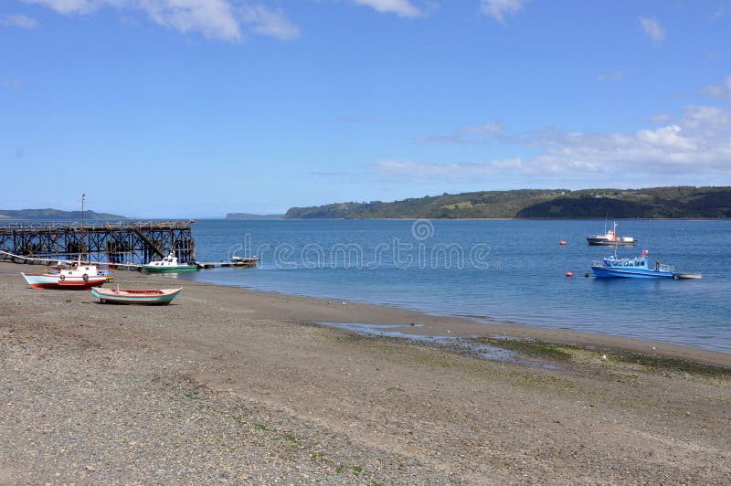 Chiloe Island, Chile stock photo. Image of fjord, horns - 246869074