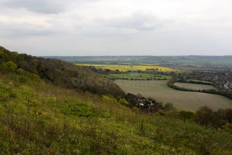 Chilterns landscape. stock image. Image of field, chilterns - 53543685