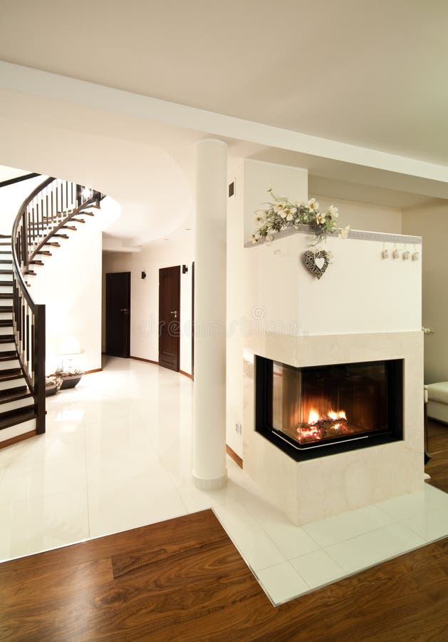 Chimenea imagen de archivo. Imagen de residencial, residencia - 31664691