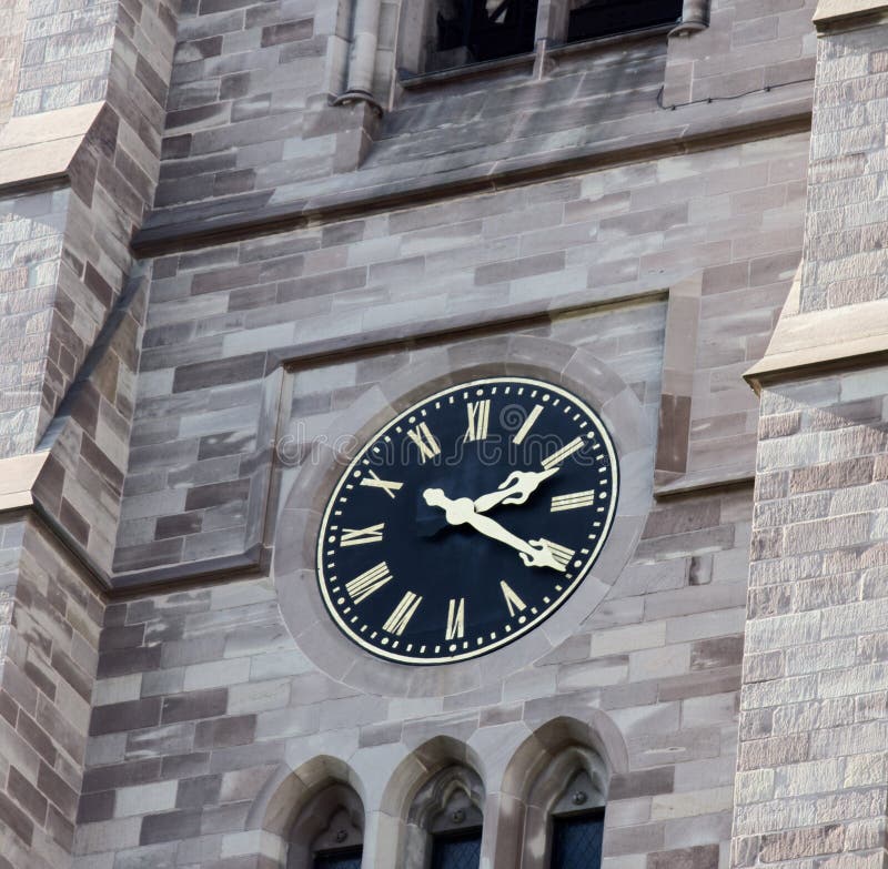 Chimes on the building stock image. Image of horometer - 143708445