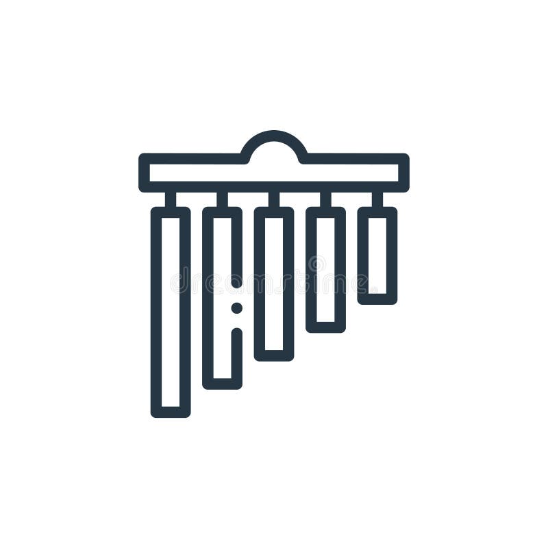 Chimes Icon In Different Style Vector Illustration. Two Colored And ...