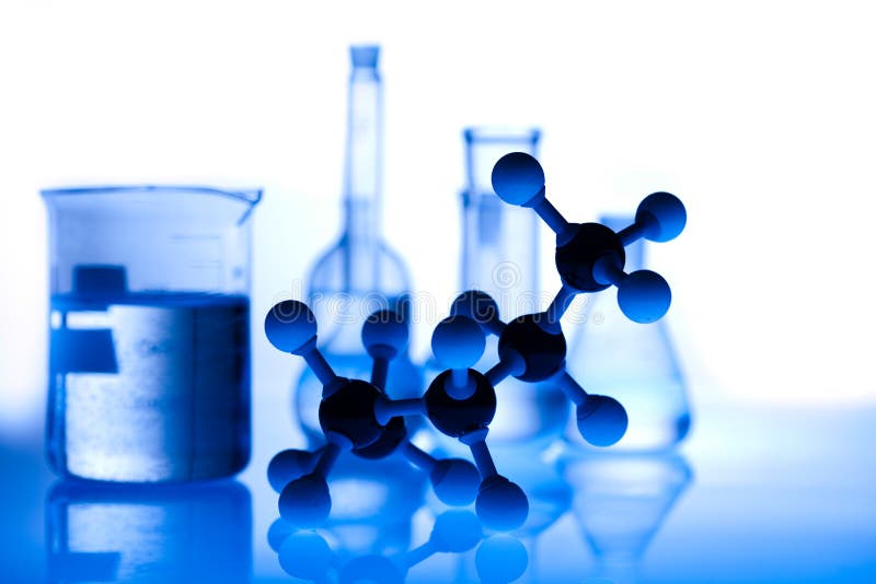 Chimie et biologie photo stock. Image du molécule, modèle - 8670626